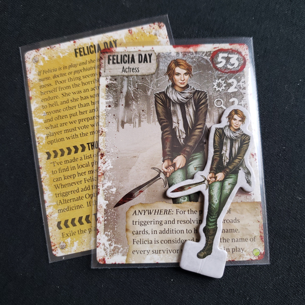 Dead of Winter: Felicia Day Promo Character – All Systems Go Games